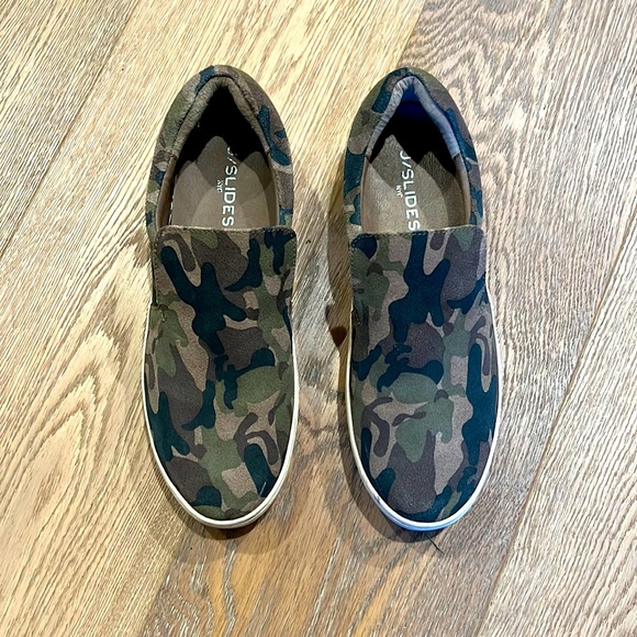 J Slides | Shoes | Jslides Camo Slipon Sneakers | Poshmark
